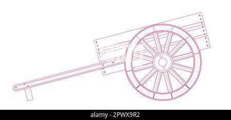 Mormon Hand Cart Stock Photo - Alamy