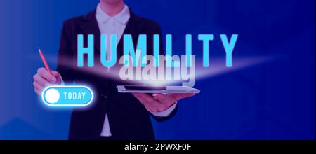 Writing displaying text Humility, Word Written on being Humble is a ...