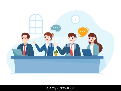 City Council Meeting with Business Team, Employee for Important ...