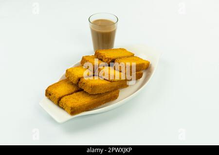 Cake rusk delicious indian Pakistani snacks Stock Photo - Alamy