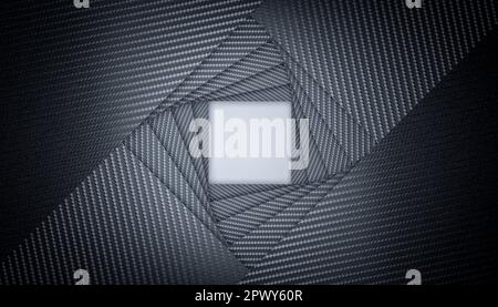 carbon fiber background. swirl square shapes. 3d render Stock Photo - Alamy