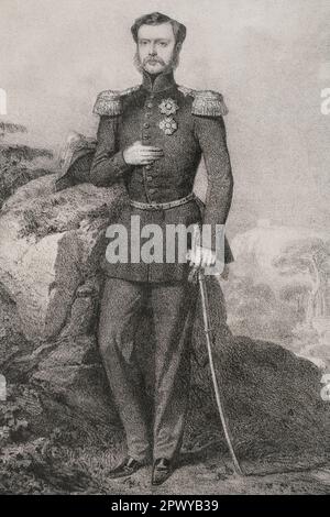 Karl I of Württemberg (1823-1891). Third King of Württemberg (1864-1891 ...