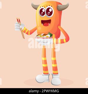 Noodle bowl collage element vector Stock Vector Image & Art - Alamy