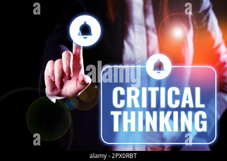 Conceptual display Critical Thinking, Concept meaning sequence of ...