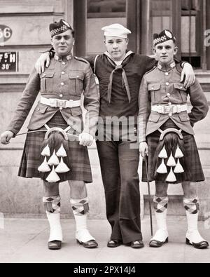One single soldier of the Argyll and Sutherland Highlanders regiment of ...