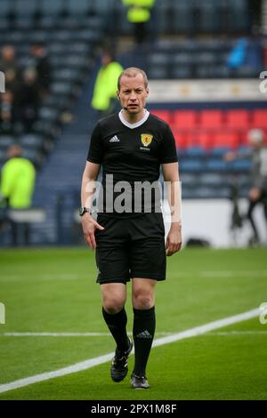 William Collum, SFA registered football referee photographed at Hampden ...