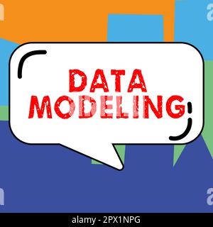 Conceptual display Data Modeling. Concept meaning process of ...