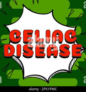 Writing displaying text Celiac Disease. Business approach Small ...
