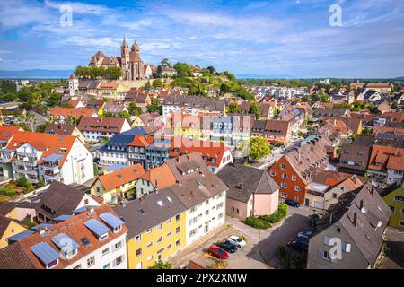 Historic town of Breisach cathedral and rooftops view Stock Photo - Alamy