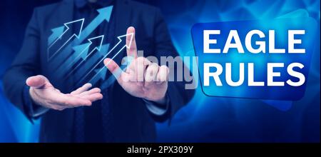 Inspiration showing sign Eagle Rules, Word for a huge set of design ...