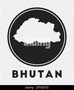 Bhutan map icon illustration design Stock Vector Image & Art - Alamy