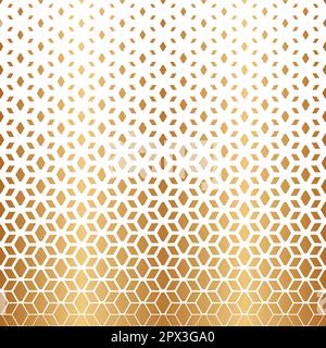 Fades pattern. Gold abstract degraded shape isolated on white ...