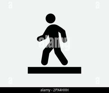Human Figure Black Walking