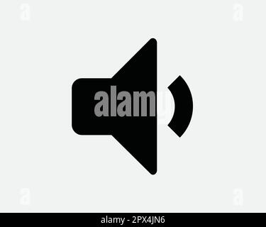 volume down icon black vector illustration Stock Vector Image & Art - Alamy