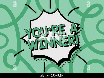 Text sign showing Be A Champion. Business overview Triumph in a ...