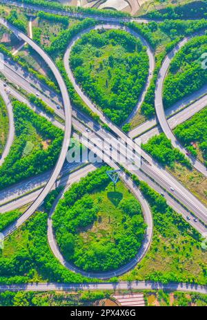 CHONGQING, CHINA - APRIL 30, 2023 - Aerial photo shows the Renhe ...