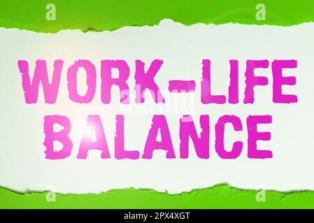 Conceptual caption Work Time. Concept meaning period starts when ...