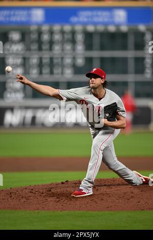 Philadelphia Phillies pitcher Aaron Nola (27) reacts as New York Mets ...