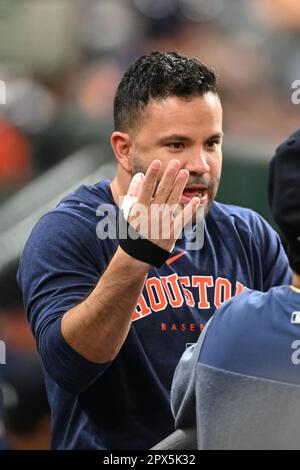 Houston Astros' Jose Altuve during a baseball game Sunday, Sept. 20 ...