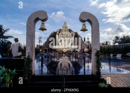 65 feet tall Lord Shiva in Shivoham Shiva Temple, Bengaluru Bangalore ...
