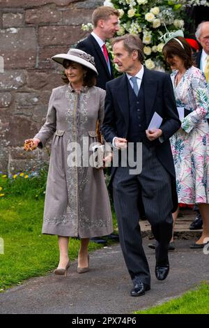 The Duke and Duchess of Northumberland, Ralph and Jane Percy attend the ...