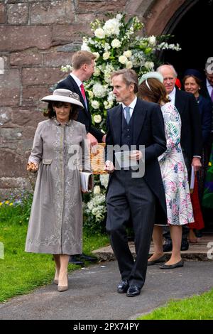The Duke and Duchess of Northumberland, Ralph and Jane Percy attend the ...