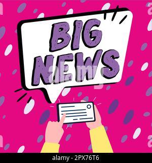 Hand writing sign Be Heard. Business approach promote a state of ...