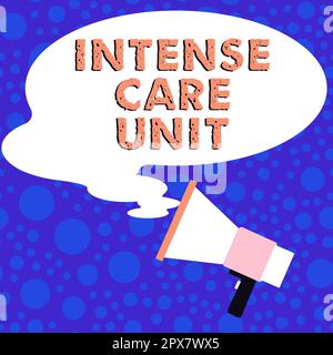 Conceptual display Intense Care Unit, Conceptual photo a unit in a ...