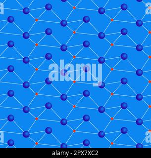 Vector seamless lattice pattern. Modern stylish abstract texture ...