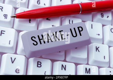 Inspiration showing sign Shake Up. Conceptual photo way of meeting ...