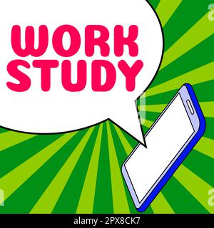 Conceptual caption Part Time. Conceptual photo A work or job that is ...