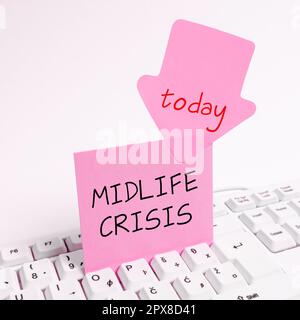 Conceptual display Midlife Crisis. Business concept Software ...