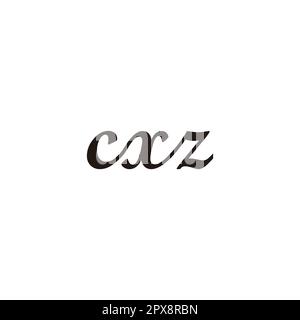 Letter cxz connect geometric symbol simple logo vector Stock Vector ...