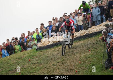 Serdar Anıl Depe participating in the Mountain Bike at the 2022 Munich ...