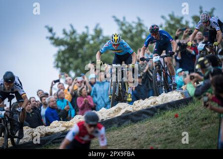 Jens Schuermans participating in the Mountain Bike at the 2022 Munich ...