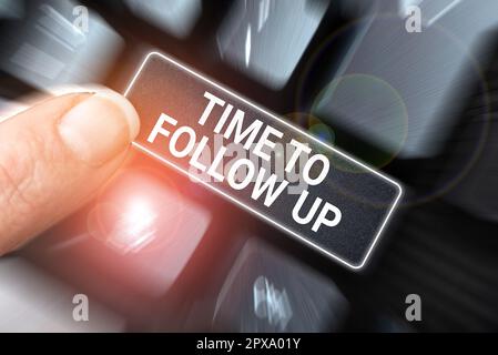 Word writing text Follow Me Question. Business photo showcasing go or ...