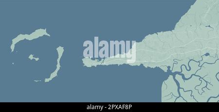 City Map Africa Guinea Conakry vector illustration Stock Vector Image ...