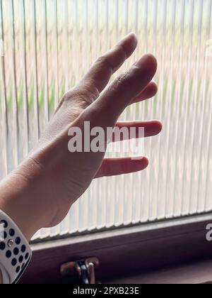 A minimalistic woman hand move, stock photo Stock Photo - Alamy