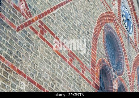 Architectural detail, facade of an English Methodist church Stock Photo ...
