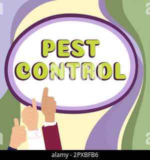 Text showing inspiration Pest Control. Business idea Killing ...