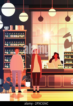 rear view female doctor giving speech at medical conference with people ...