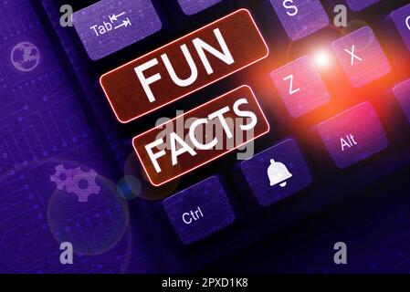 Conceptual display Fun Facts, Business approach short interesting ...