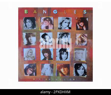 Bangles - Different Light - Vintage vinyl album cover Stock Photo - Alamy