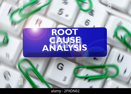 Inspiration showing sign Root Cause Analysis, Internet Concept Method of Problem Solving ...