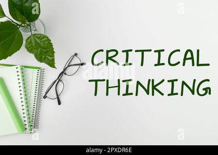 Conceptual display Critical Thinking, Concept meaning sequence of ...
