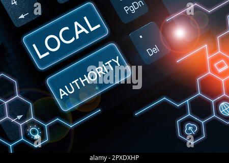 Conceptual caption Local Authority. Business overview the group of ...