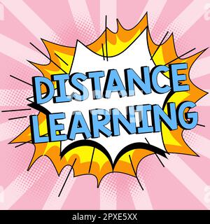 Writing displaying text Distance Learning. Business concept educational ...