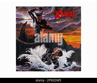 DIO Holy Diver - Vintage vinyl album cover Stock Photo - Alamy