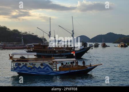 The atmosphere around the Waters and Port of Labuan Bajo, one of the ...