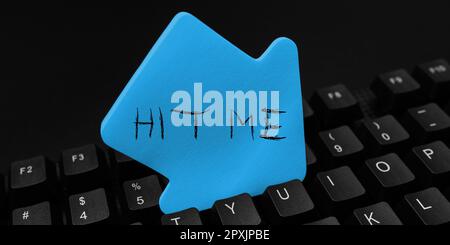 Text showing inspiration Hit Me, Business showcase asking someone to ...